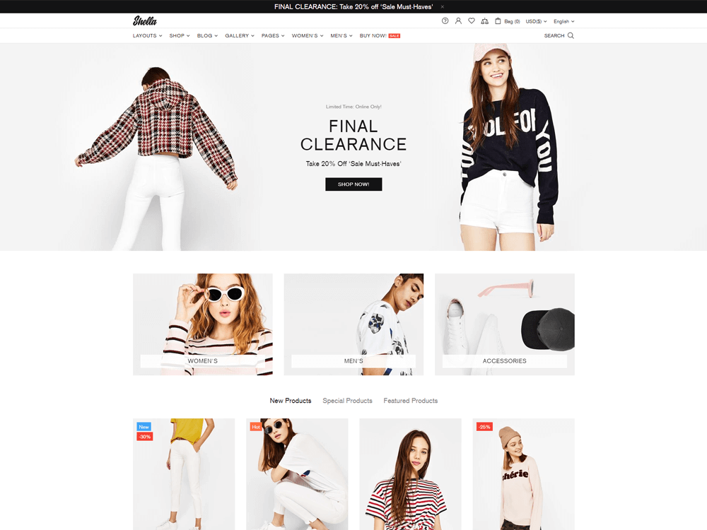 10+ Fast Loading Best Free Shopify Themes 2020 - Themetim